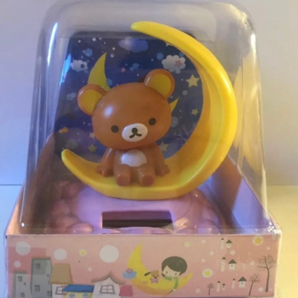 Holiday | Solar Dancing Bear On Moon Bobble Toy | Poshmark
